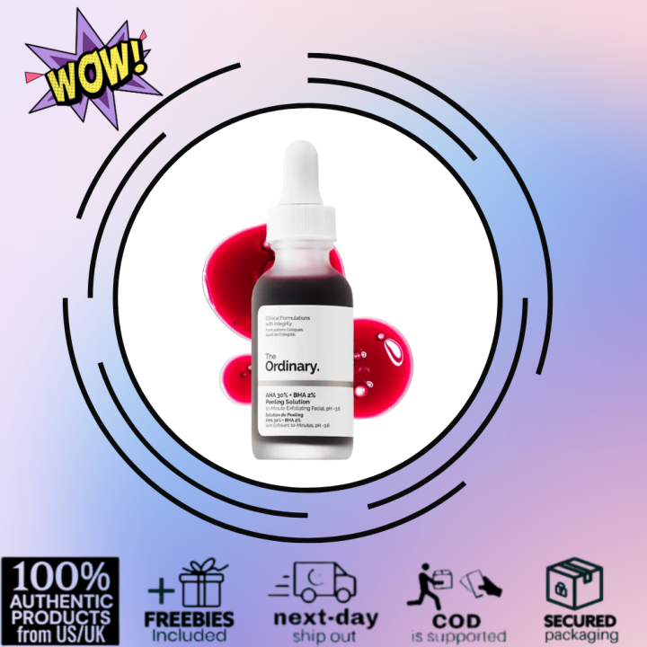 the ordinary AHA 30% + BHA 2% Peeling Solution Anti Acne Pore Reducer ...