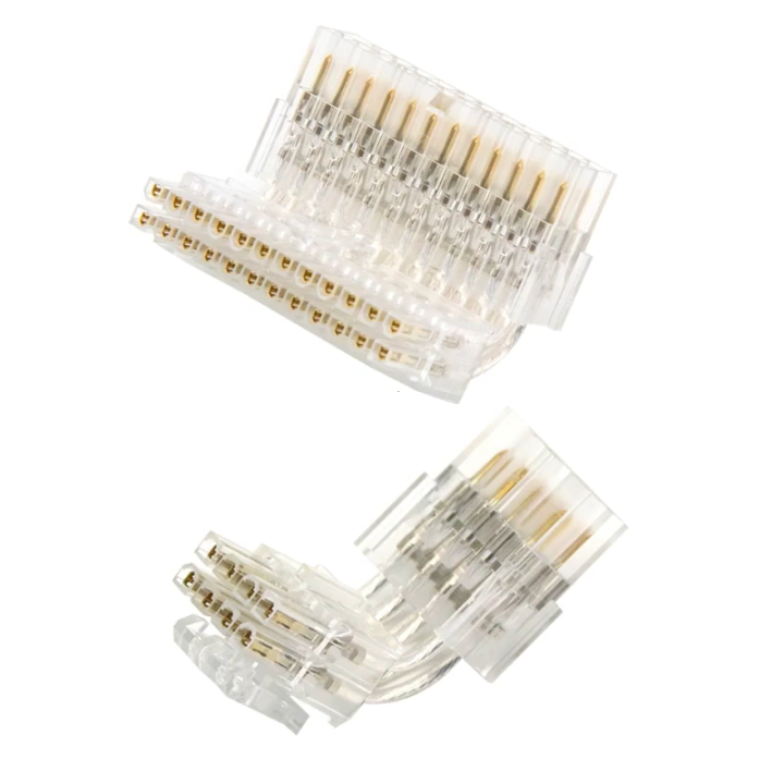Female to Male Power Connectors with Transparent Shells Durability ...