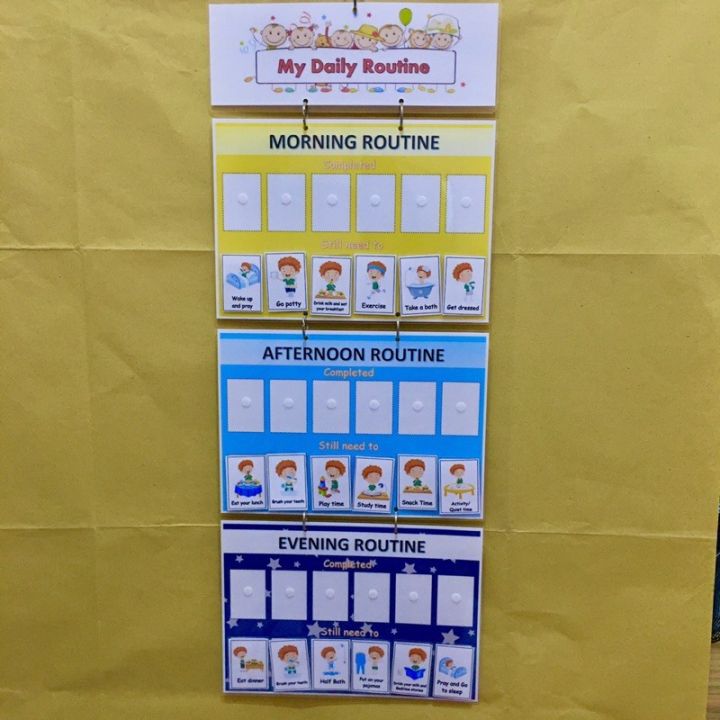 My Daily Routine Chart | Lazada PH