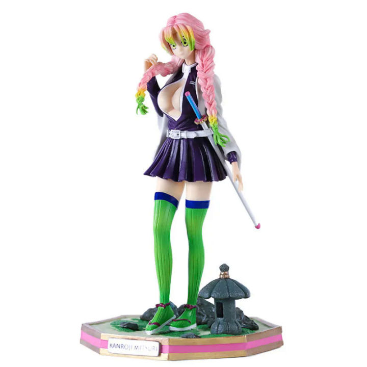 Demon Slayer Kimetsu No Yaiba Statue Anime Figurine Model GK Mitsuri ...