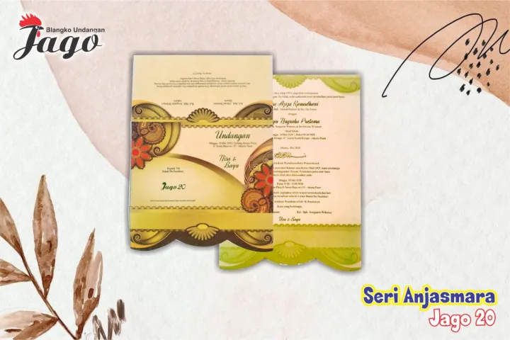 Blangko Undangan Nikah atau Kertas Undangan Pernikahan Jago 20 Isi 100 ...