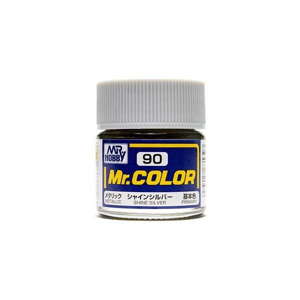 Mr.Hobby Mr.Color C90 Shine Silver Metallic Gloss (10ml) 4973028635393 ...