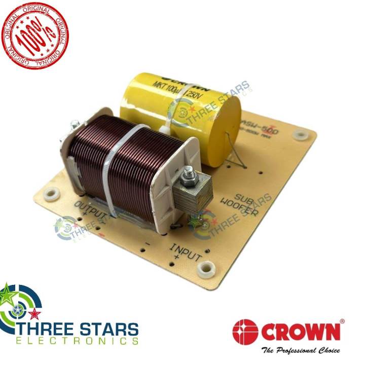 Original 1pc. Crown PASW-500 Subwoofer Crossover 500watts Subwoofer ...