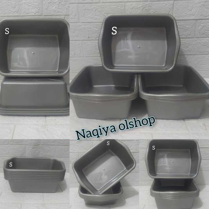 BASKOM PLASTIK / BASKOM SEBAGUNA / baskom KOTAK / baskom abu ...