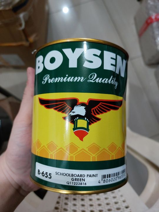 BOYSEN Schoolboard Blackboard Bulletin Board - Slating Paint Green ...