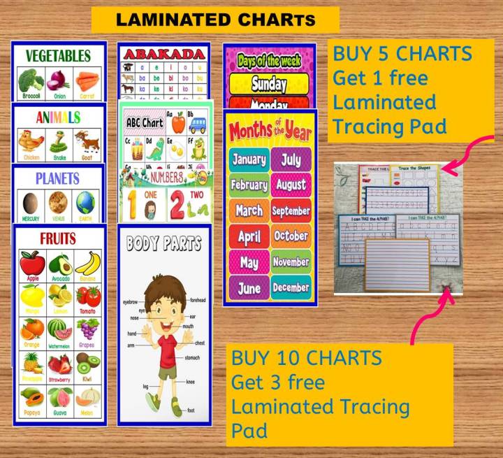 MATHEMATICS CHARTS A4 SIZE LAMINATED | Lazada PH