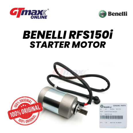 (100% Original) Benelli BENELLI RFS150i Starter Motor Assy ...