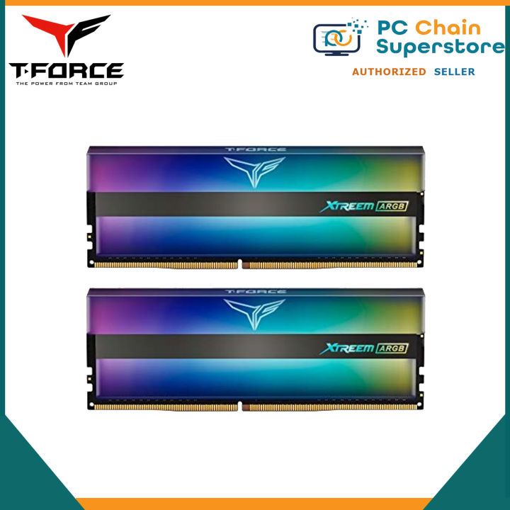 Team Group T-Force XTREEM ARGB DDR4 16GB (8GBx2) 3200MHZ CL16 / 3600Mhz ...