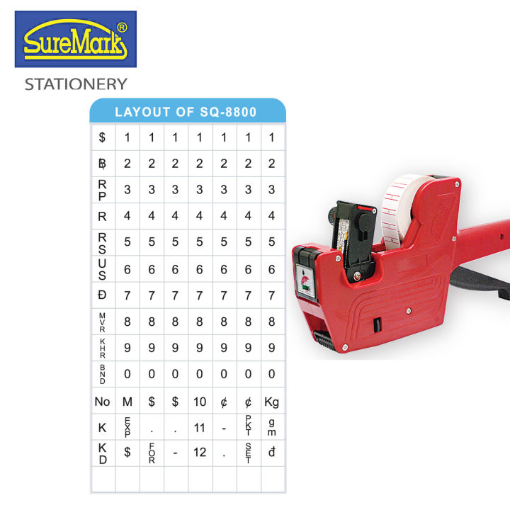 Suremark Price Labeller Machine 8 Digits | Lazada Singapore