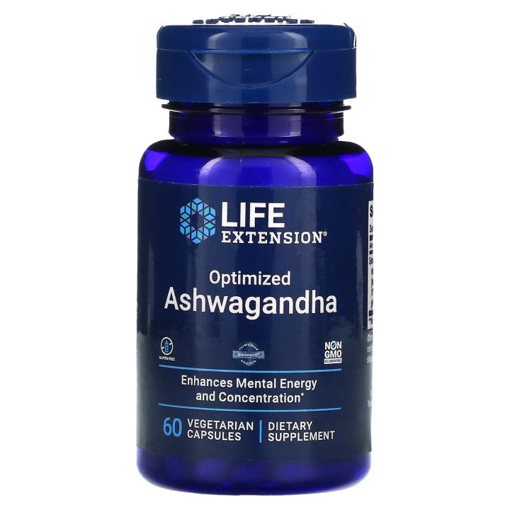 Life Extension Optimized Ashwagandha 60 Vegetarian Capsules | Lazada PH