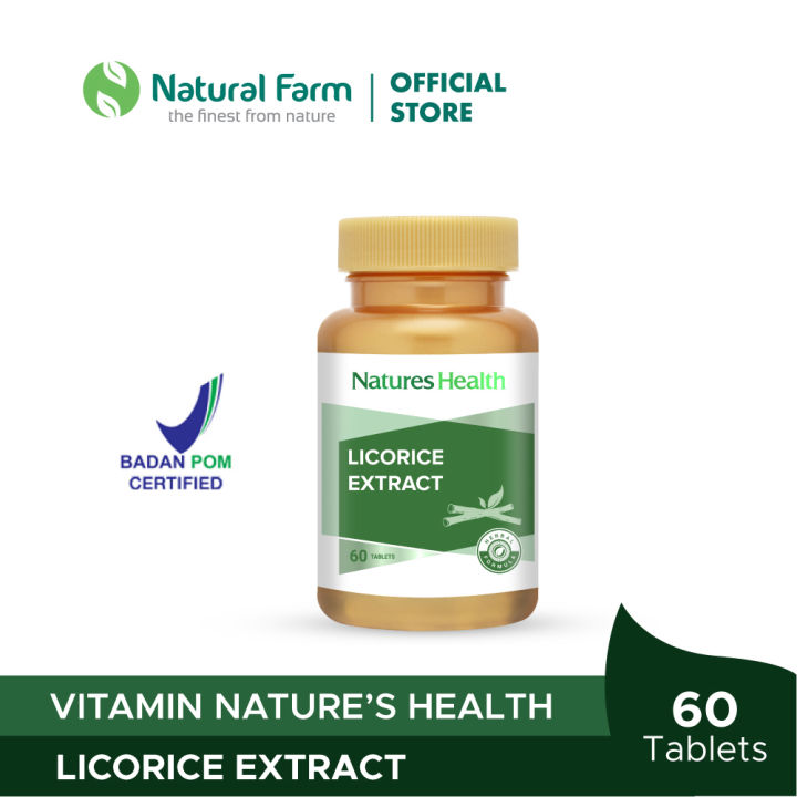 Natures Health Licorice Extract - 60 Tablets | Lazada Indonesia