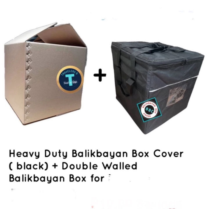 702 Heavy Duty Black Balikbayan Box Cover Plus Double Walled Balikbayan ...