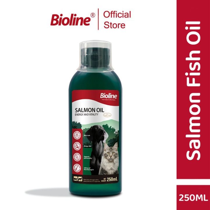 Bioline Omega 3 Fish Oil 99.7% Omega-6 Vitamin E for Dogs & Cats ...