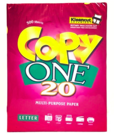 Copy One Short A4 Long Bond Paper Sub 20 / 70GSM 500 sheets A4 Legal ...