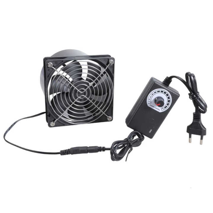 Adjustable Speed 12cm Duct Fan 3000RPM DC12V for Efficient Ventilation ...