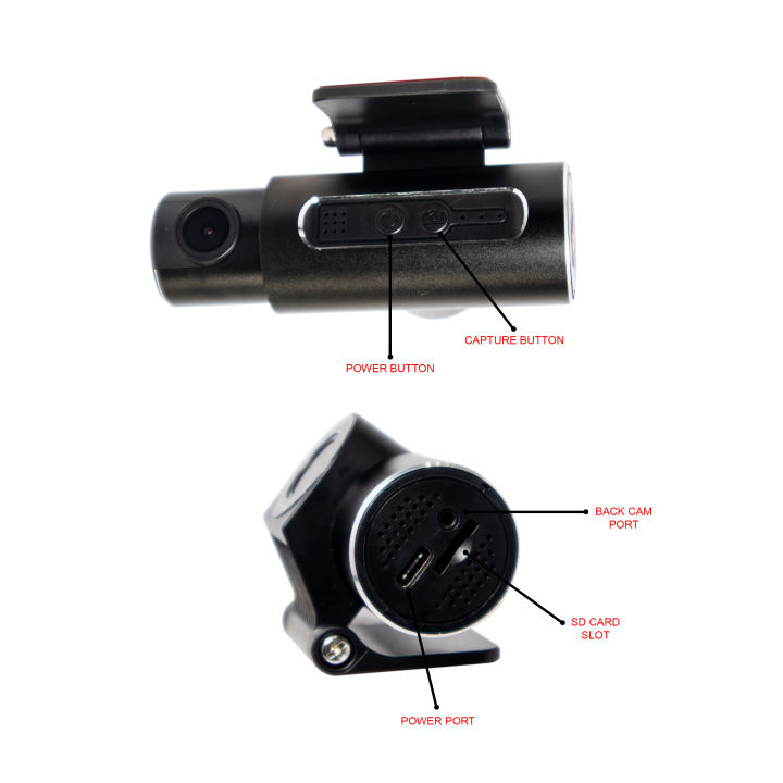 EST S6 Pro 3 Way Recording and Full HD Car Dashcam with 24/7 parking ...