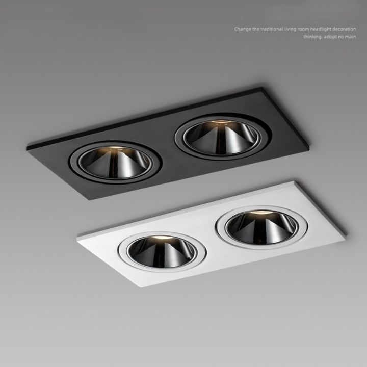 Single/Double Head LED Recessed Ceiling Downlight LED Spot lighting ...