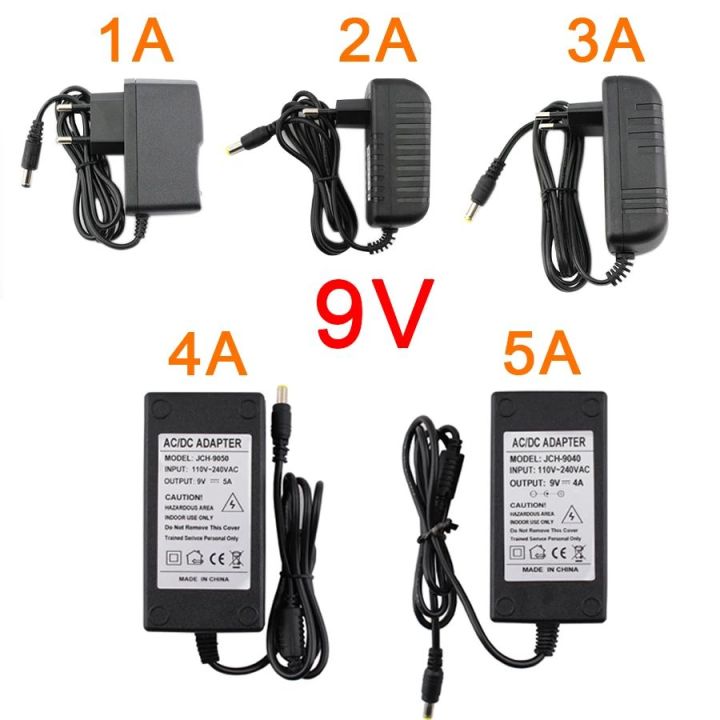AC DC Power Supply 9V DC Source LED Transformer 220V 9 Volt Universal ...