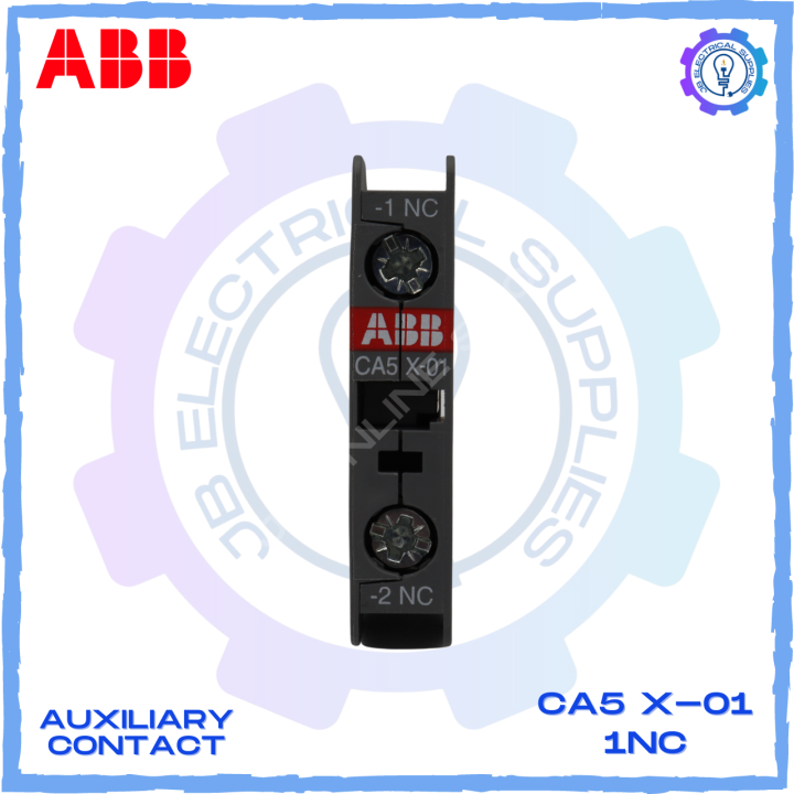 ABB CA5X-01 Auxiliary Contact 1NC | Lazada PH
