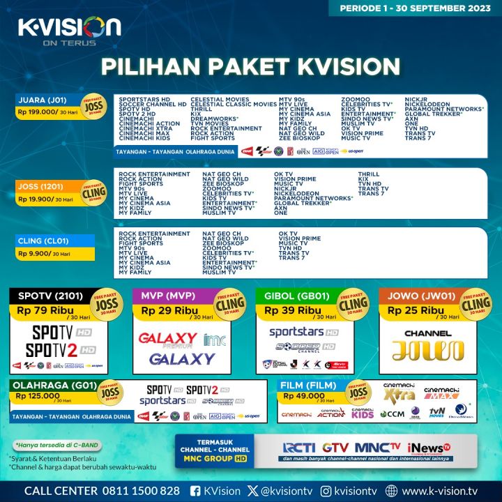 Paket BEIN Kvision | Lazada Indonesia