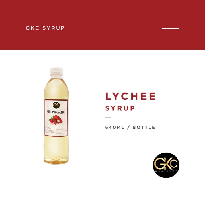 Sirup Leci / Lychee Syrup Minuman GKC Heritage 640 ml | Lazada Indonesia