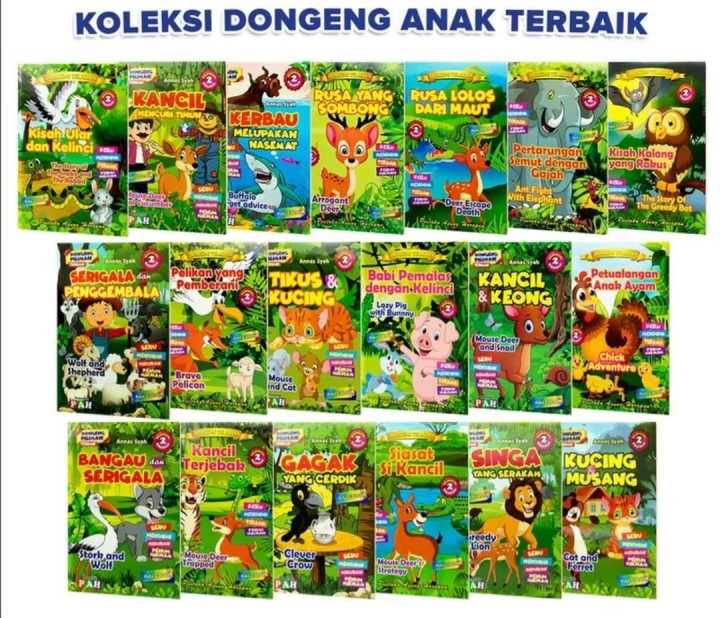 Paketan Isi 10 Buku Cerita Anak Fabel PAH Edisi 2 Bahasa Bergambar Full ... Paketan Isi 10 Buku Cerita Anak Fabel PAH Edisi 2 Bahasa Bergambar Full ...