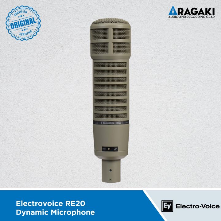 Electro-Voice RE20 Broadcast Announcer Microphone with Variable-D ...