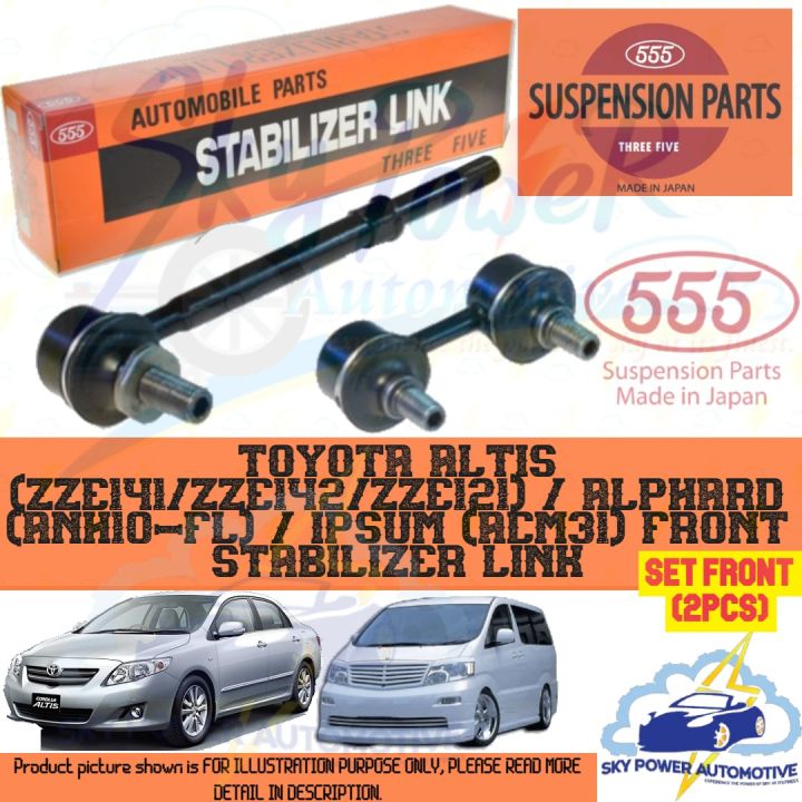 TOYOTA ALTIS (ZZE141/ZZE142/ZZE121) / ALPHARD (ANH10-FL) / IPSUM (ACM31 ...