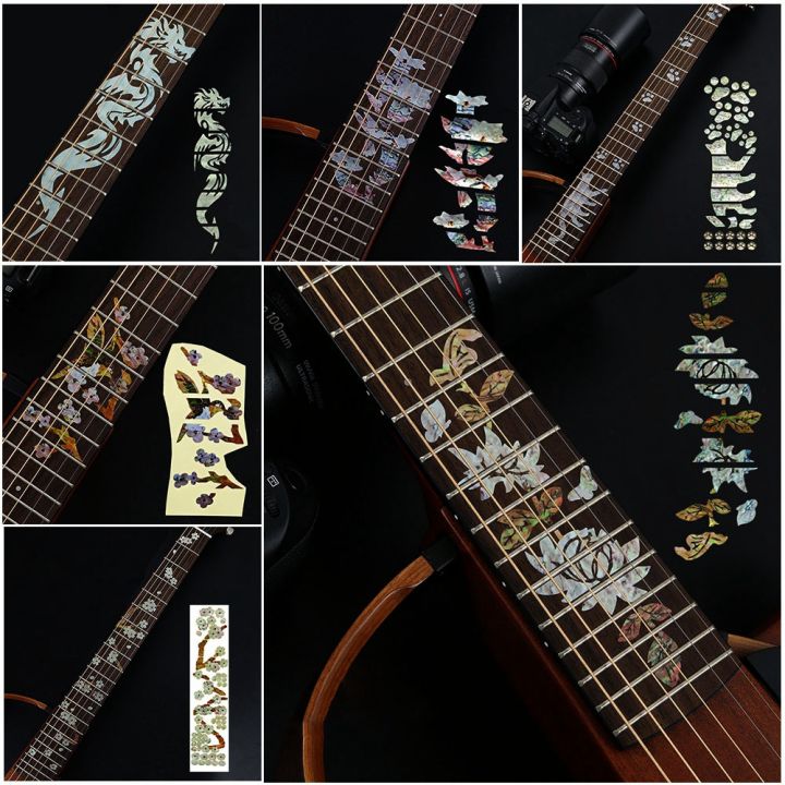 【COD&Ready Stock】1PC 22 Styles Ultra Thin Stickers Fretboard Sticker ...