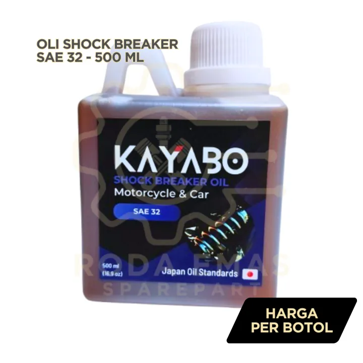 Oil Shock Breaker Kayabo SAE-32 500 ml Depan Belakang Mobil/Motor (Oil Shock Breaker Motor Mobil ...