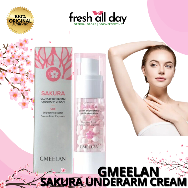 GMEELAN Sakura Gluta Underarm Whitening Cream | Lazada PH