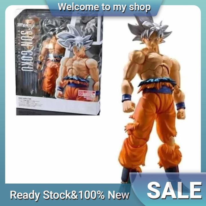 SHF Dragon Ball Super Son Goku Wukong Ultra Instinct Action Figure Collection Model Toy 16cm ...