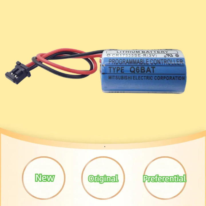 2024 Genuine Mitsubishi Q6BAT Battery CR17335SE-R 3V Lithium 1Battery ...