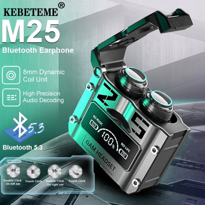 KEBETEME TWS M25 Fone Bluetooth Headphones Wireless Bluetooth ...