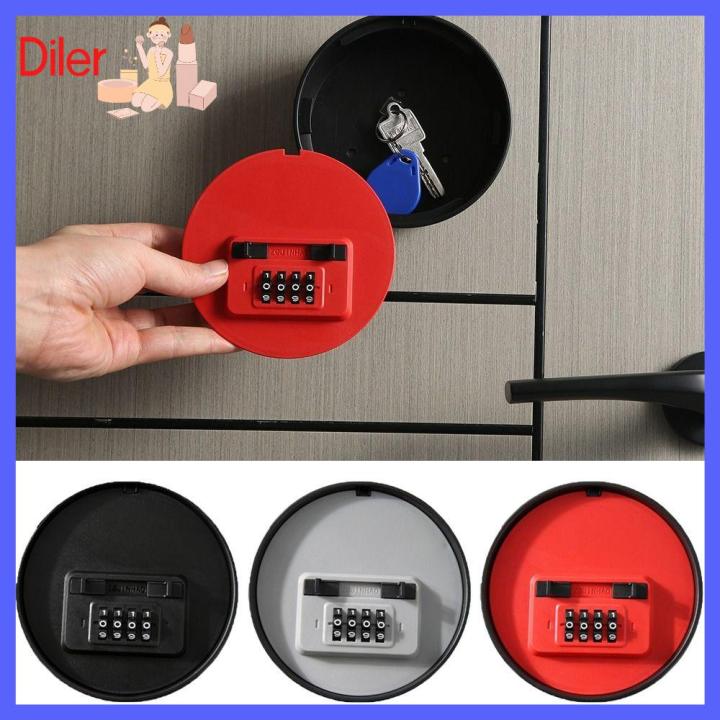 DILER Hidden Password Box Resettable Code Wall Mount Key Storage Case ...