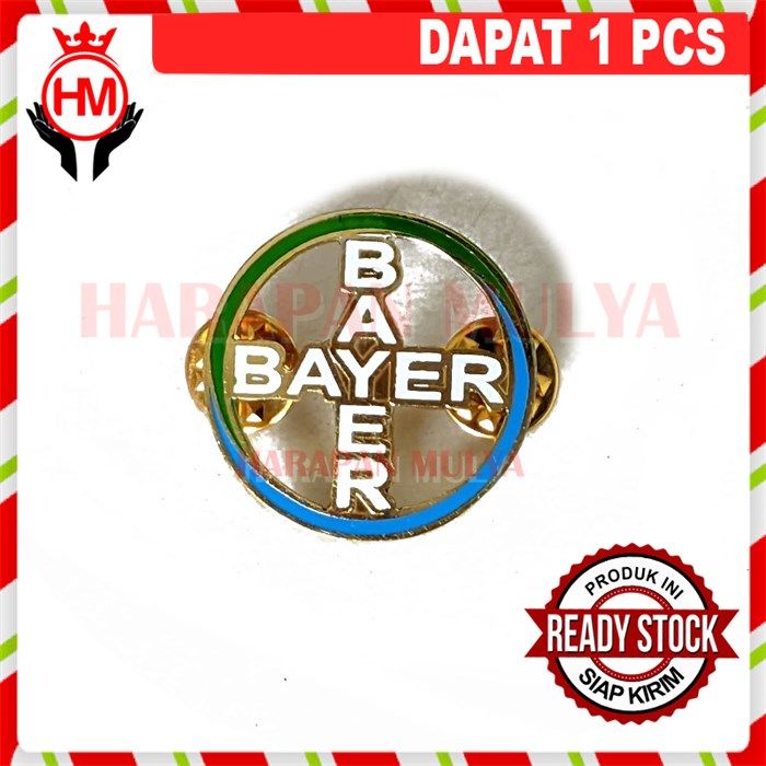 Pin Bayer Model Bulat Bayer Vintage Pin Badge Pin Bros Bayer - Harapan ...