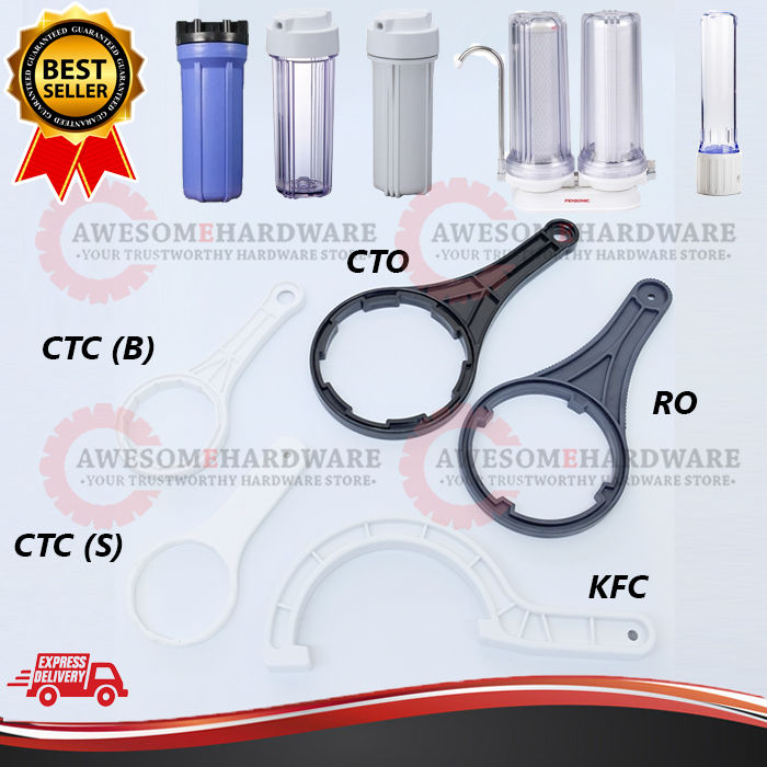 (VARIOUS TYPE) PVC WATER FILTER HOUSING OPENER WRENCH PEMBUKA FILTER ...