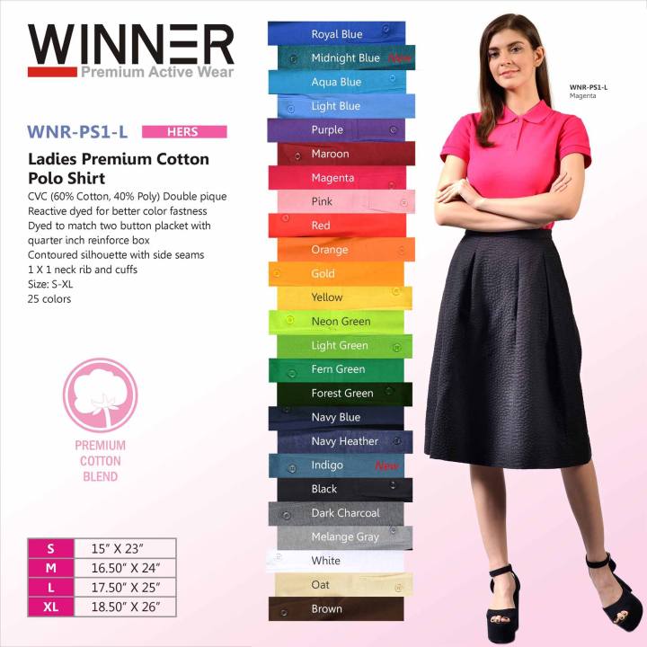 Winner Polo Shirt Ladies | Lazada PH