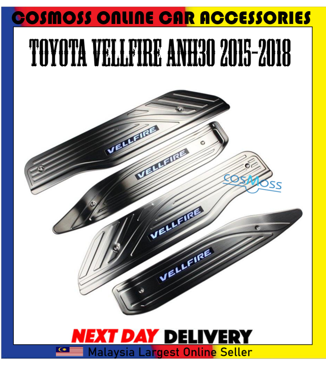 Toyota Vellfire / Alphard ANH30 ANH20 2008-2020 LED Door Side Sill Step ...