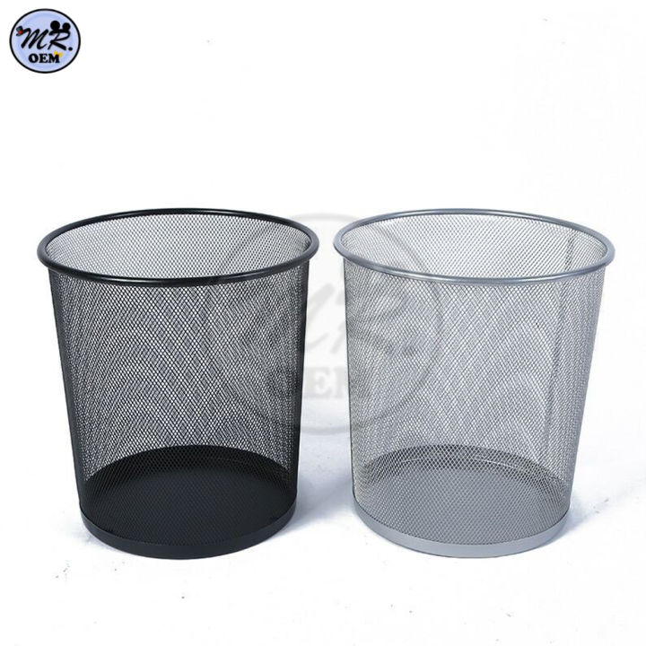MR OEM Metal Wire Mesh Waste Dustbin Rubbish Bin Office and Room Tong ...