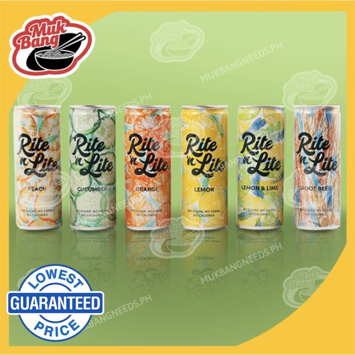 Rite n Lite (Guilt-Free Soda - Root Beer, Lemon, Lemon Lime, Cucumber ...