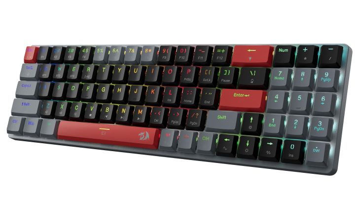 Redragon K626 Ashe Pro RGB Wireless Mechanical Triple Mode 75% Low ...