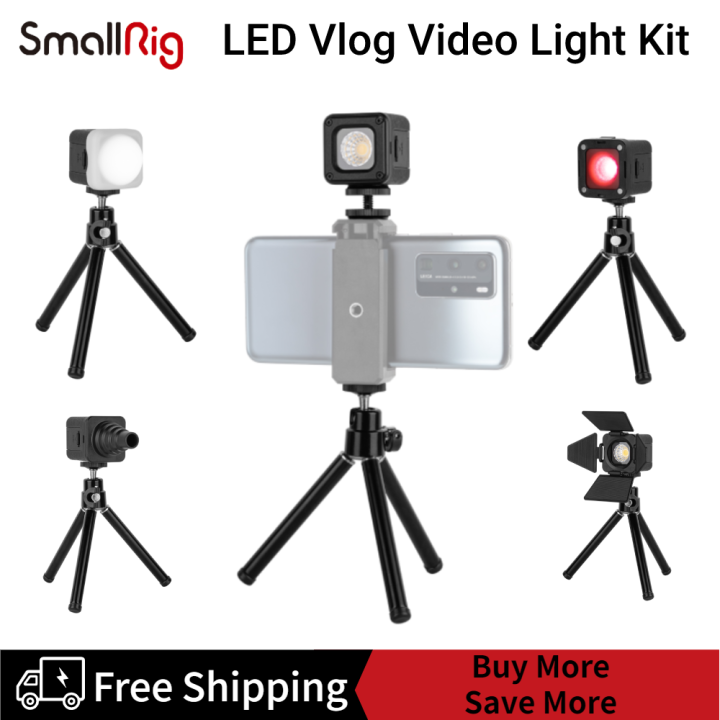 SmallRig Waterproof Dust-proof mini LED Video Light Kit with Tripod ...