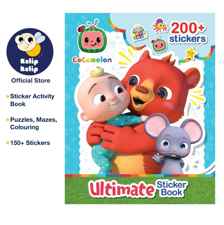 CoComelon Ultimate Sticker Activity Book With 150+ Stickers Puzzles ...