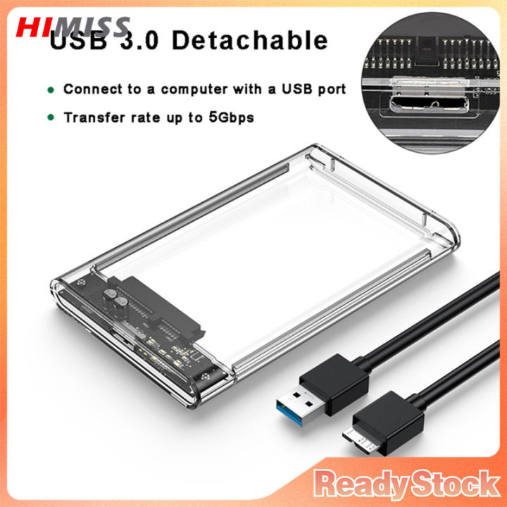 Transparent Hard Drive Box SSD Solid State Mechanical 2.5-inch Laptop ...