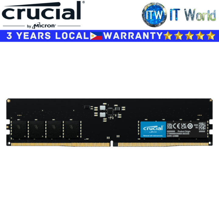 Itw | Crucial DDR5 RAM 32GB 5600Mhz Unbuffered UDIMM Desktop Memory ...