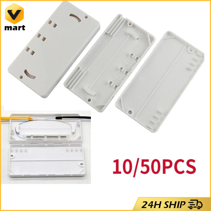 50pcs Drop Cable Protection Box Optical Fiber Protection Box Heat ...
