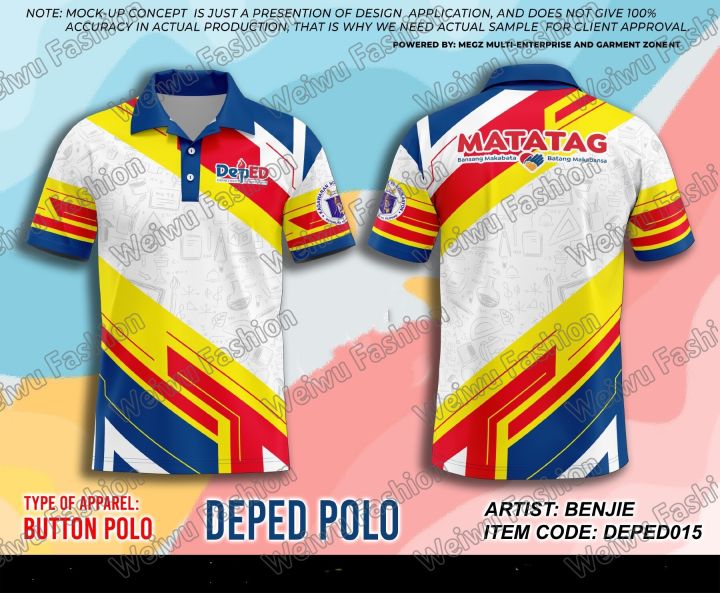 MATATAG UNIFORM SUBLIMATION CODE-Deped-015 DEPED BADGE | Lazada PH