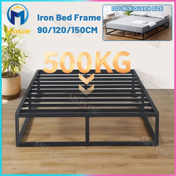 【Ready Stock】Iron metal bed frame High Load Bearing 500KG King/Double ...