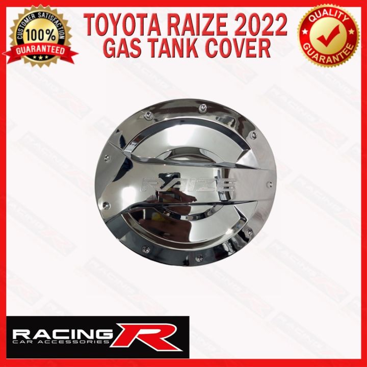 Toyota Raize 2022 - 2024 Gas Tank Cover [ Chrome / Black ] ( Car ...